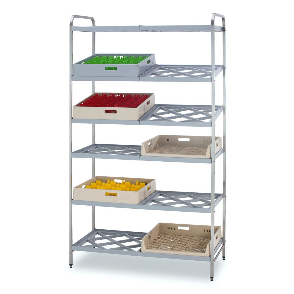 Restaurant rack Nordien-System 901, 50×50 baskets | Kitchen equipment ...